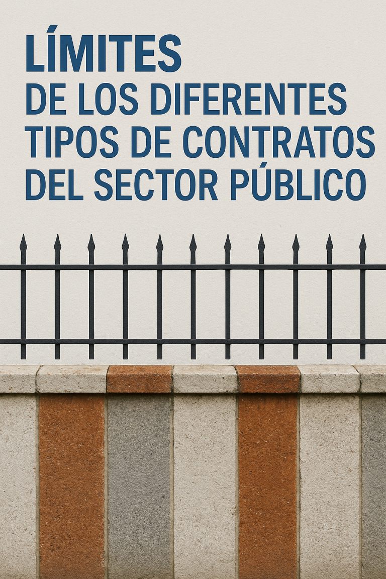 Límites de los diferentes tipos de contratos del sector público ...